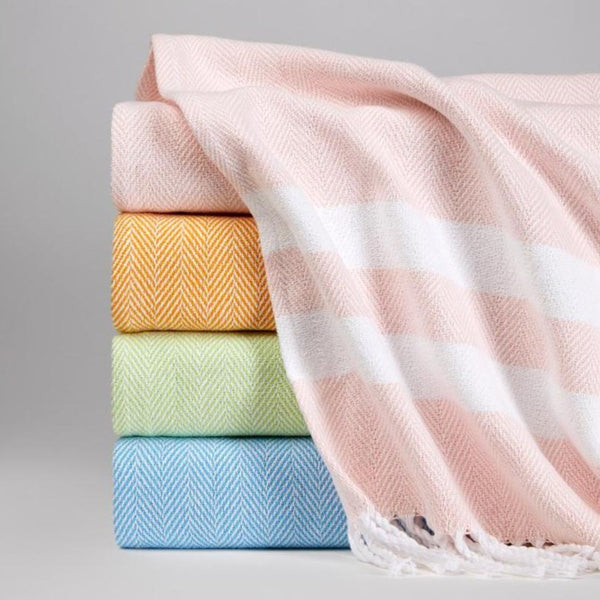Aurora Fringed Throw - Jabbour Linens
